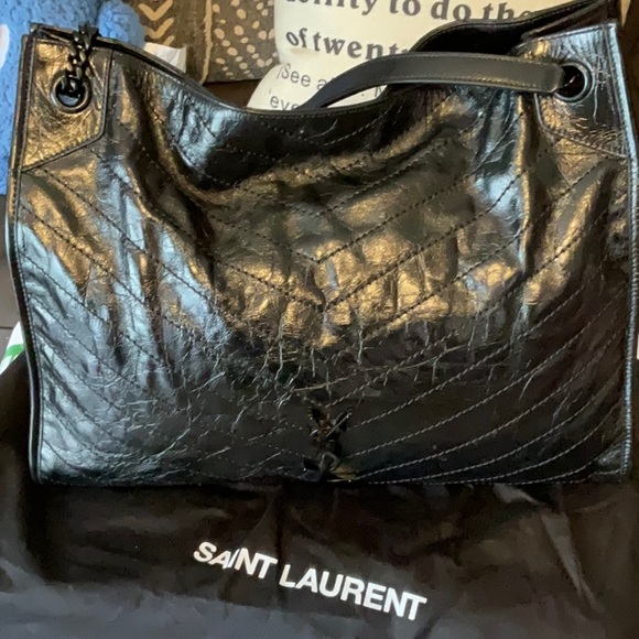 Yves Saint Laurent | Bags | Ysl Niki Large Niki Shopper Tote Bag | Poshmark